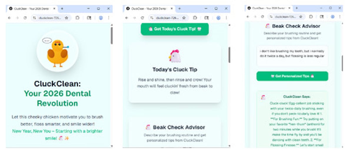 Show IH: CluckClean – Built a chicken-powered dental motivator for dev ...
