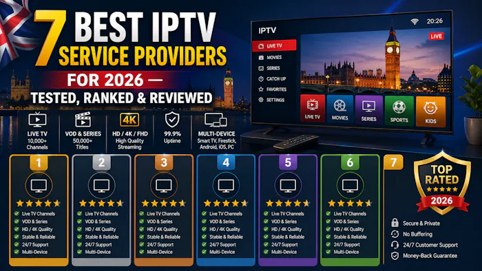 # 7 Best IPTV Service Providers for 2026 — Tested, Ranked & Reviewed ...