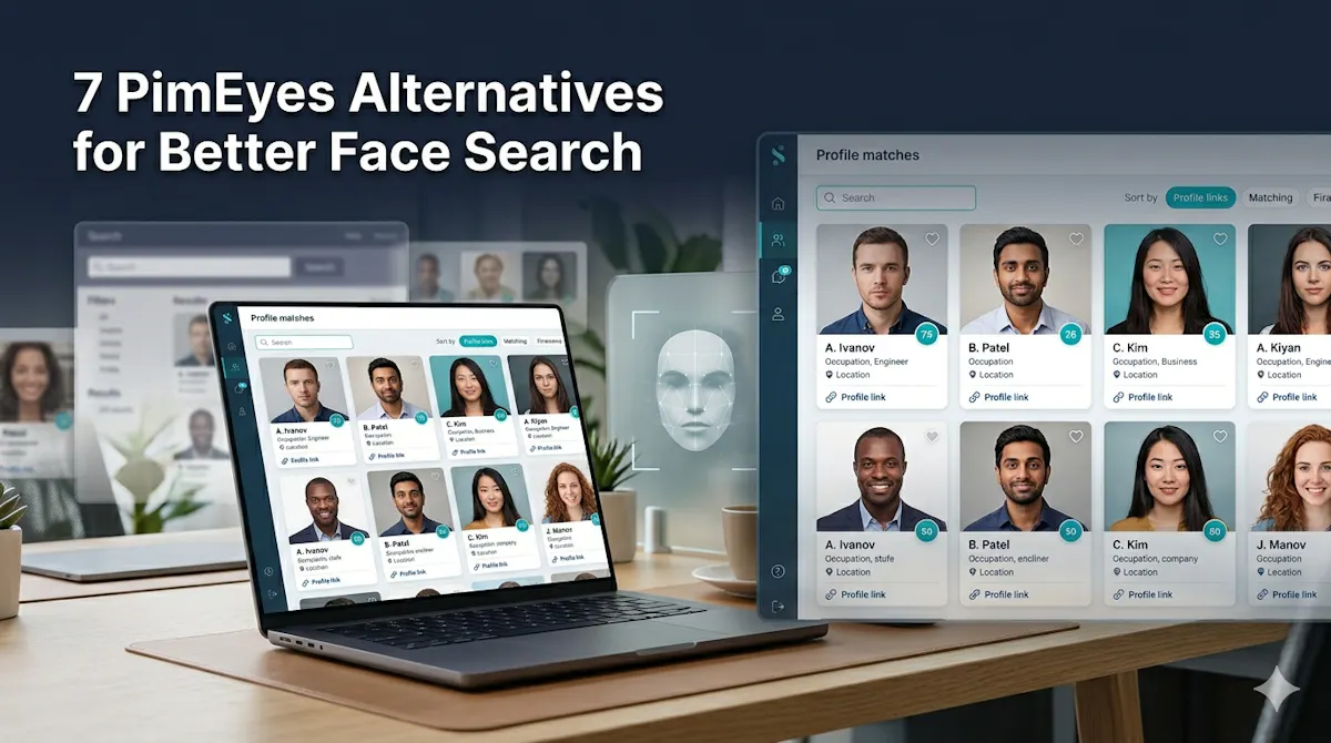 7 Best Alternatives to PimEyes for Better Face Search - Indie Hackers