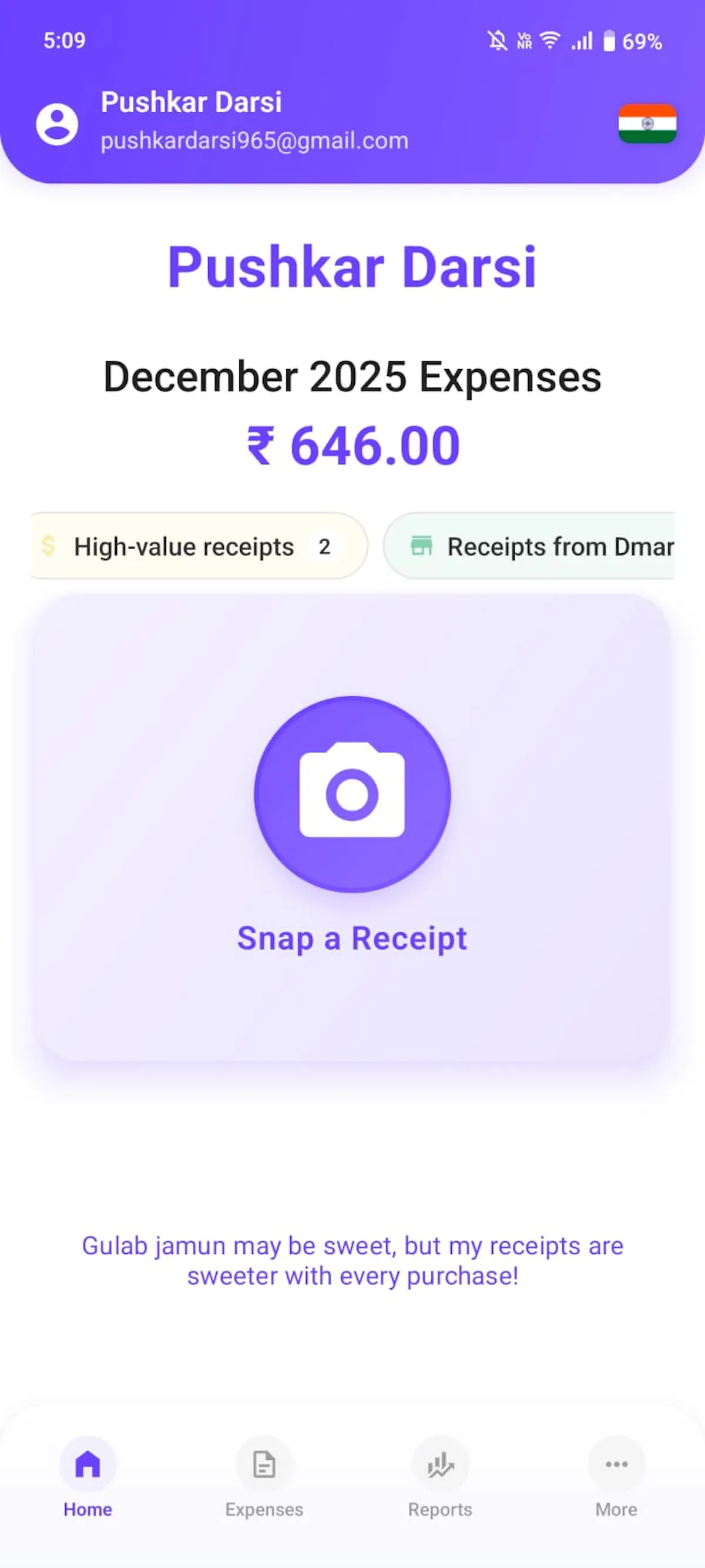 We built ReceiptSnap AI — a smart receipt management & family expense ...