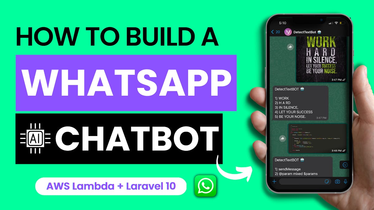 How to Build a WhatsApp ChatBot AI with Laravel 10 and AWS Lambda | Step By Step - Indie Hackers
