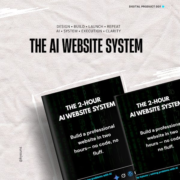 AI website builder with zero traction. Roast my positioning before I ...