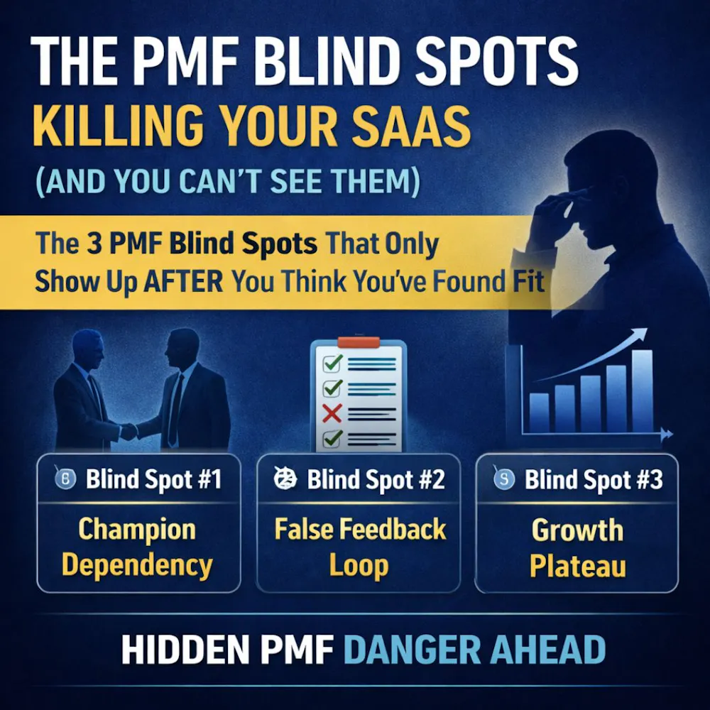 HE PMF BLIND SPOTS KILLING YOUR SAAS (AND YOU CAN'T SEE THEM) - Indie ...