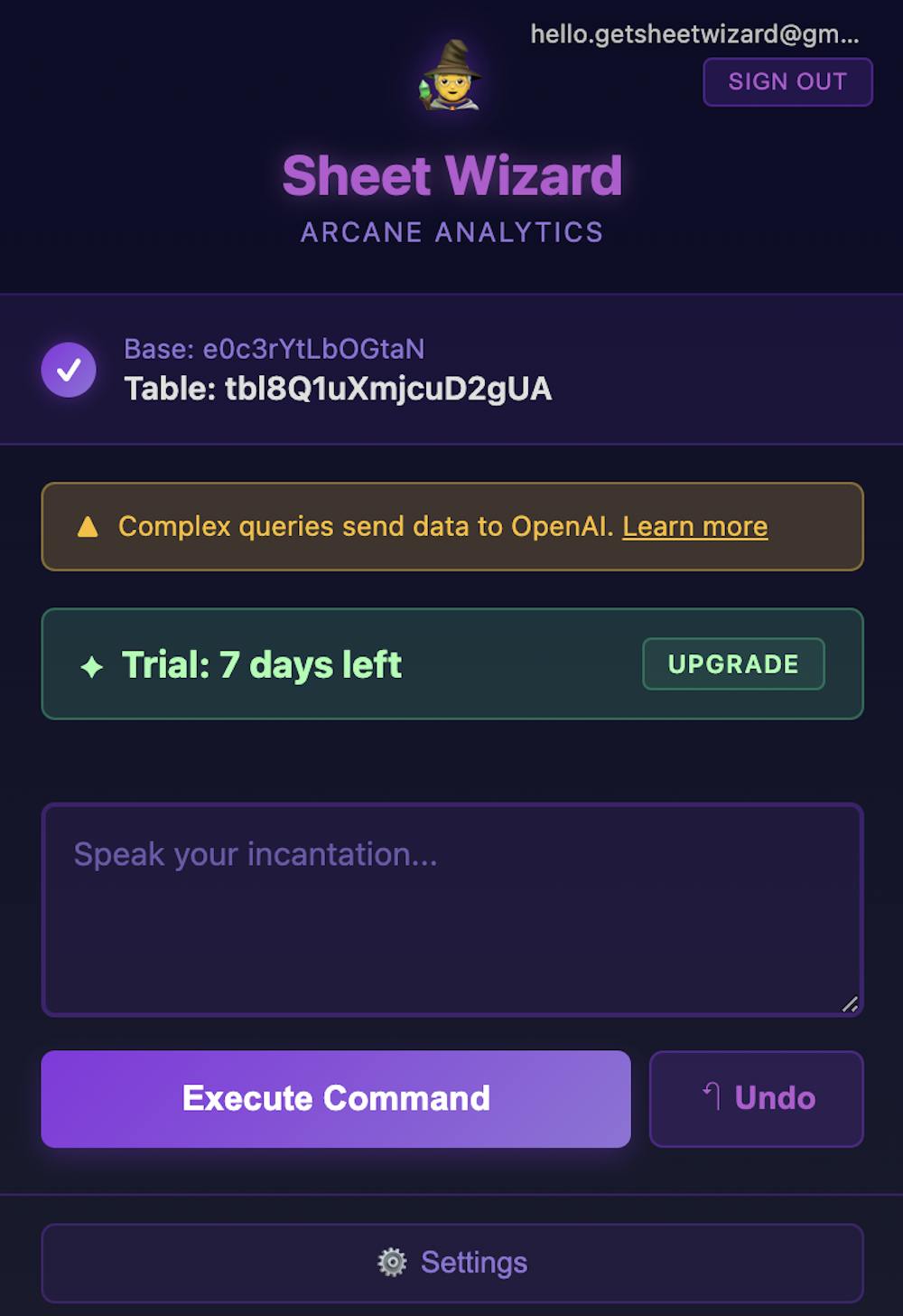 Launched Sheet Wizard - Natural language bulk operations for Airtable ...