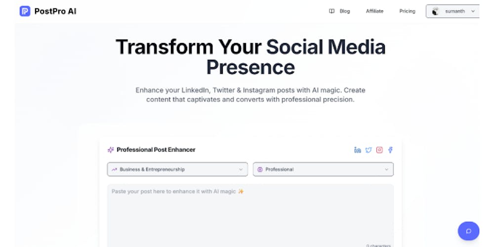 Built PostPro AI in 3 Weeks, Got 35 Users With Zero Ads—Here's The Creator Problem I Solved ...