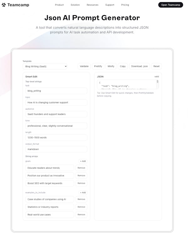 How I Built a Free JSON Prompt Generator That Agencies Actually Use (And Why JSON Beats ...